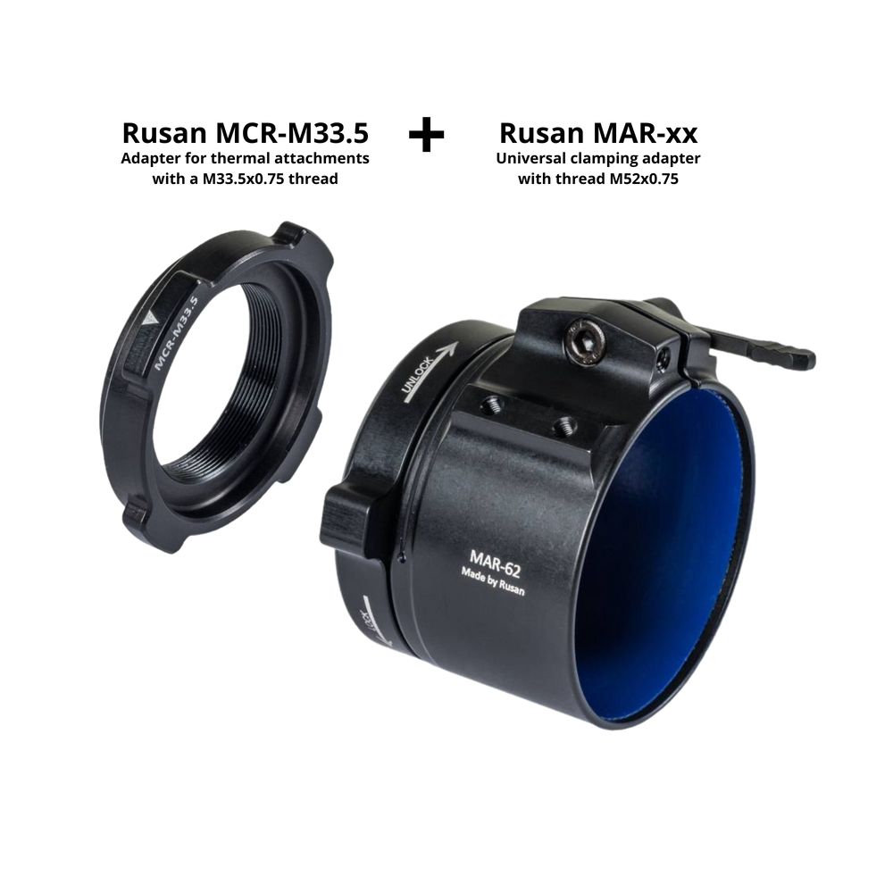 Rusan MAR Quick-release adapter for Guide Thermal Imaging Clip-On